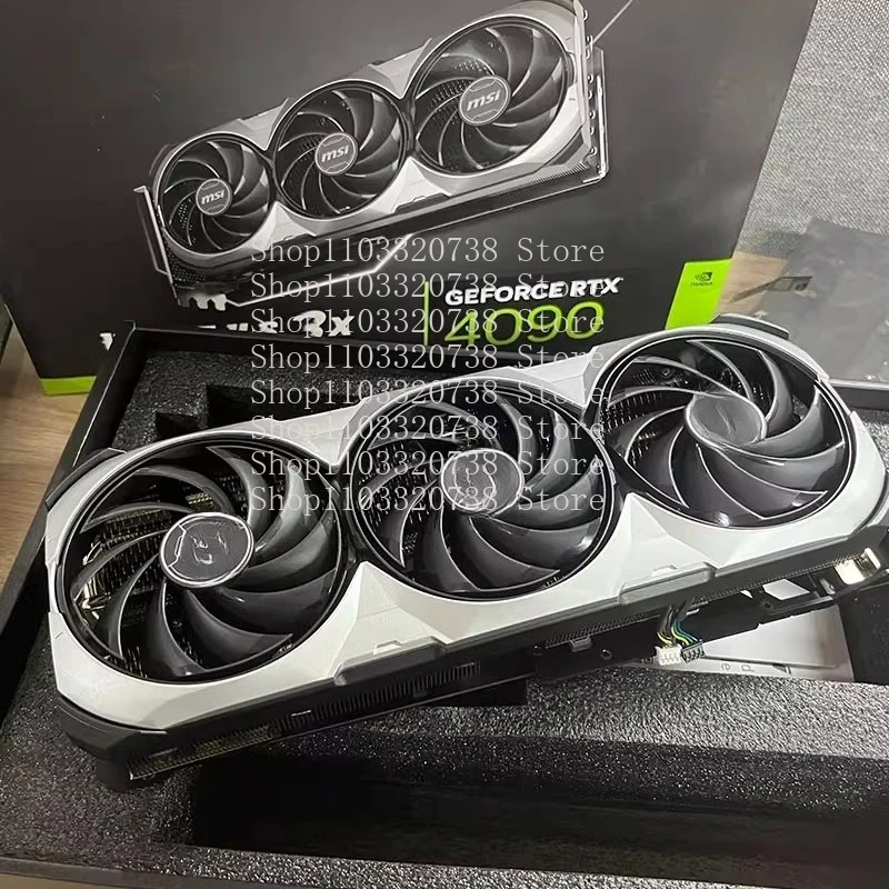 Para MSI RTX 4090 24G VENTUS 3X OC Wanshida caixa de placa gráfica com ...