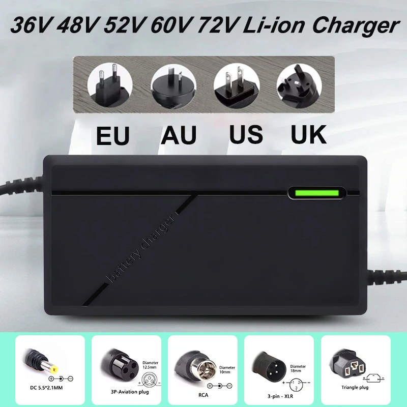 Battery Pack Charger | Battery Charger 60v | 20s Battery Charger | Charging 54.6v - 36v 48v ...