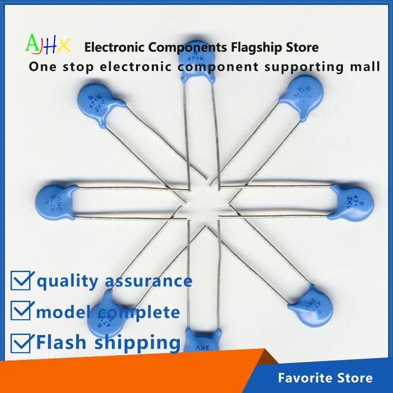 30PCS-1KV-1000V-2KV-2000V-3KV-3000V-470PF-471-560PF-561-680PF-681-1NF ...