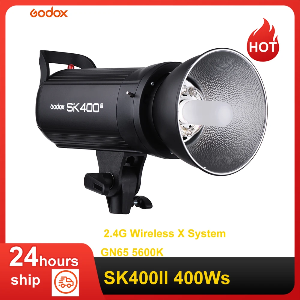 Godox SK400II Professional Compact 400Ws Studio Flash Strobe Light ...