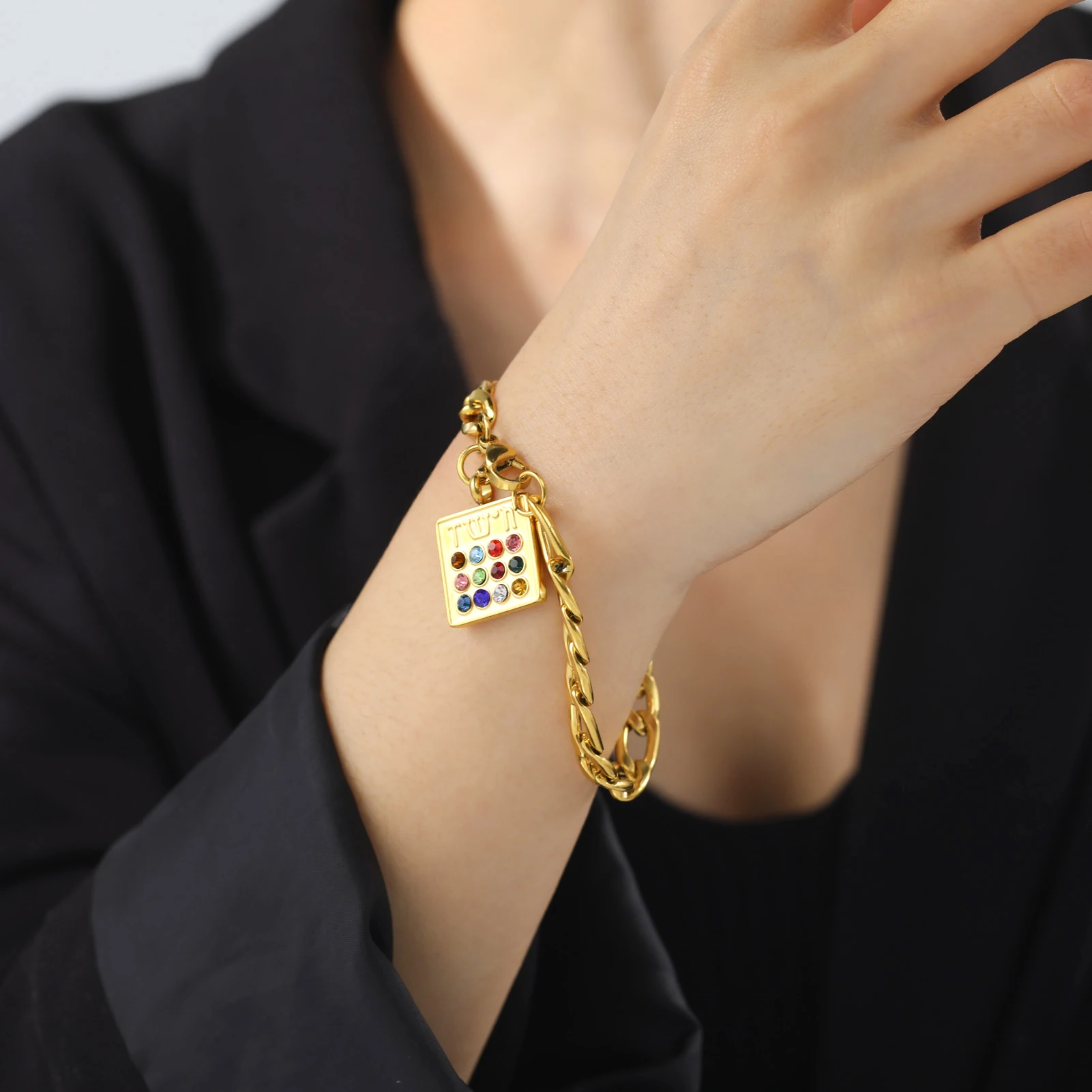 Dawapara כוהנים החושן גבוהה הכהן תליון צמיד 12 מזלות Choshen Mishpat ...