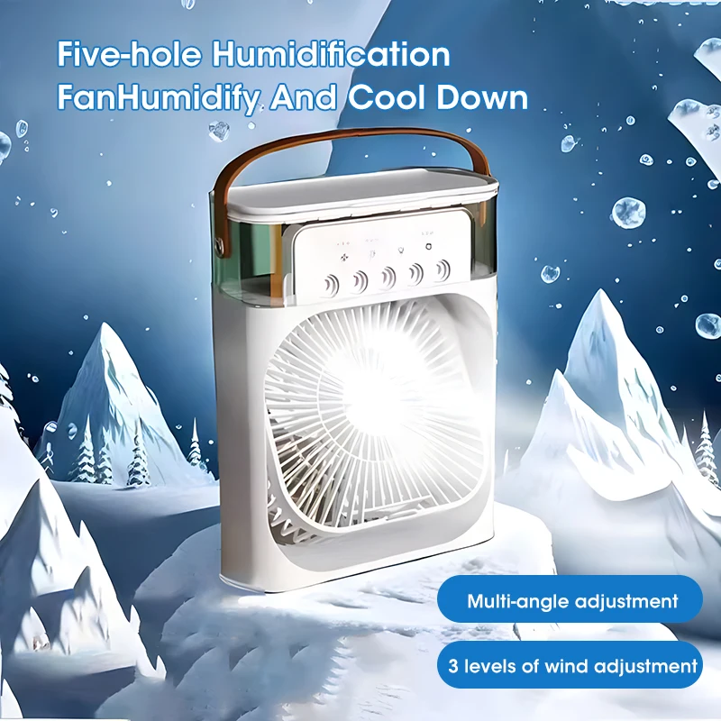Humidifier-Fan-Air-Conditioner-Household-Small-Air-Cooler-Hydrocooling ...