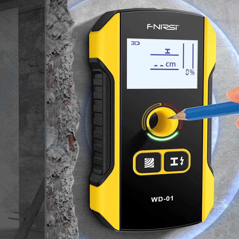 FNIRSI Metal Detector Wall Scanner AC Live Cable Wires Metal Wood Stud ...