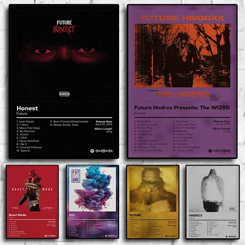 Pop-Rap-Music-Album-Cover-Future-Poster-Aesthetic-Rapper-Hip-Hop-Rock ...