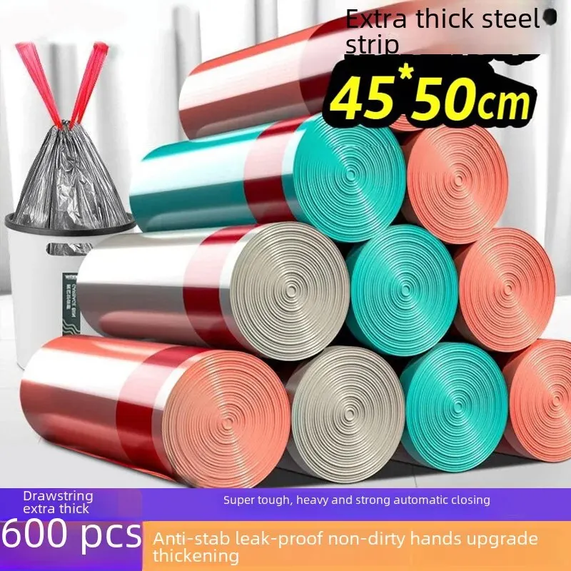 Thickened-Plastic-Disposable-Kitchen-Trash-Bag-Home-Use-Handheld-Non ...