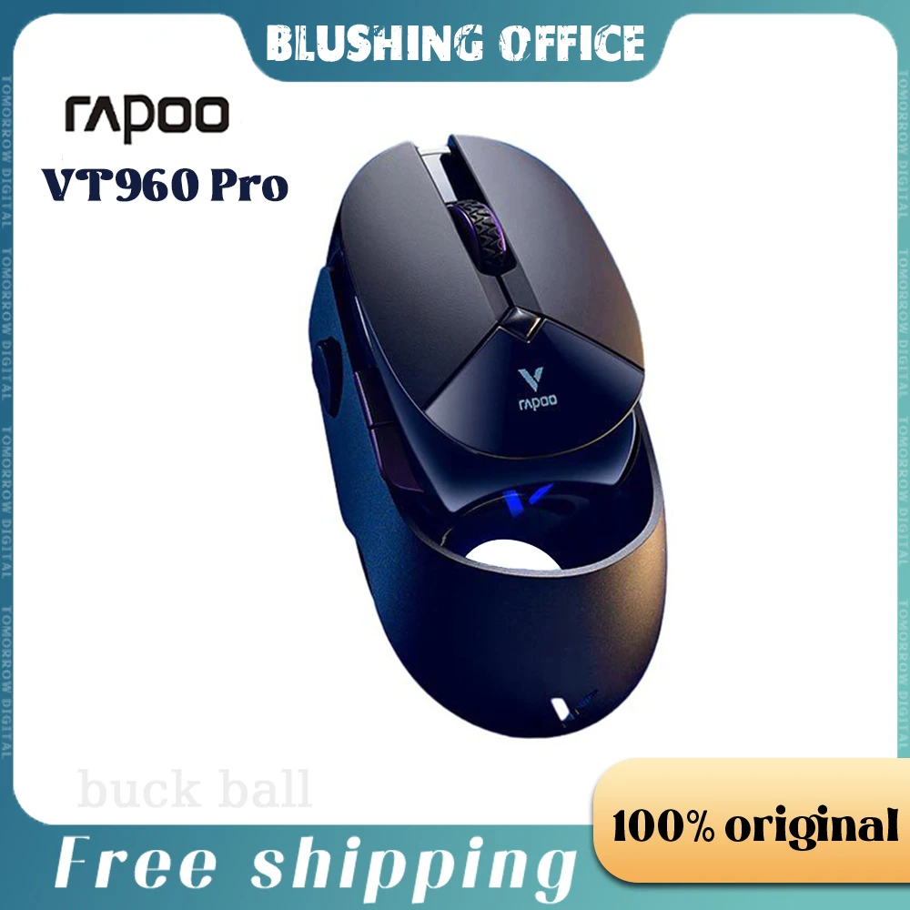 Rapoo-VT960-Pro-Mouse-sem-fio-Bluetooth-Modo-2-Macros-de-jogos-Mouse-4K ...