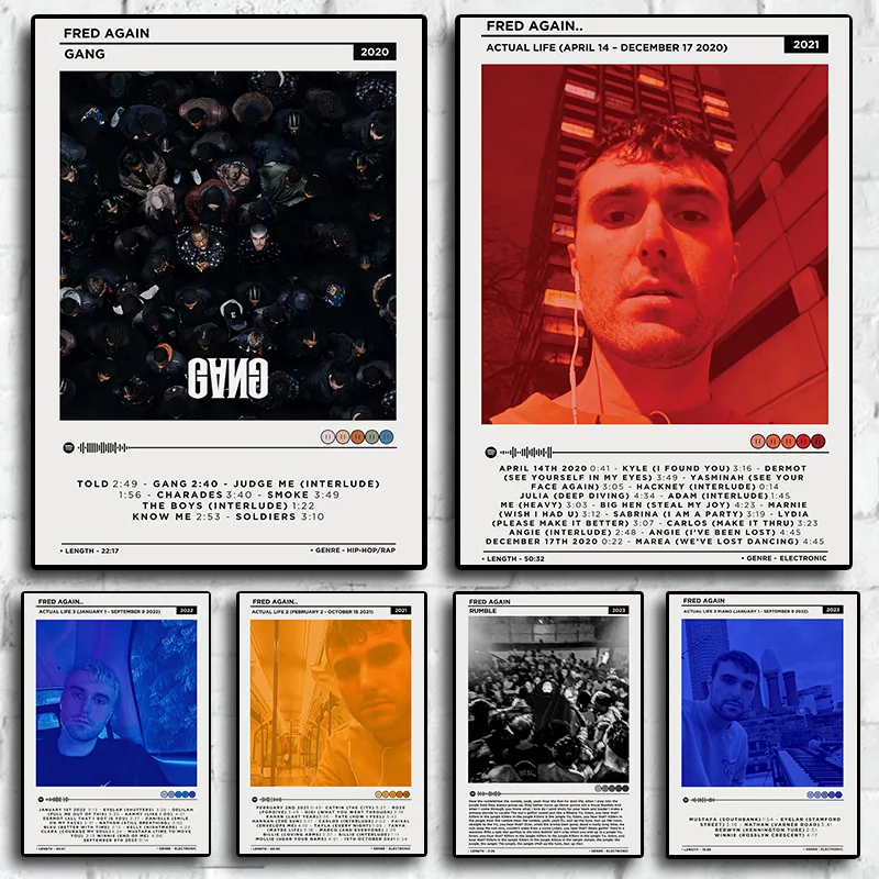 Fred-Again-Music-Album-Star-Painting-Poster-Canvas-Print-for-Room ...