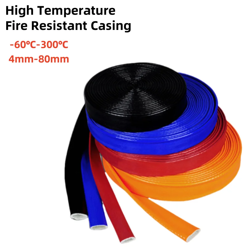 High-Temperature-Resistant-Fiberglass-Tube-Silicone-Resin-Coated-Glass ...