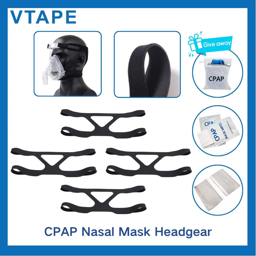 4 Packs CPAP Mask Replacement Headgear Strap,Sleep Apnea Masks Accessor ...