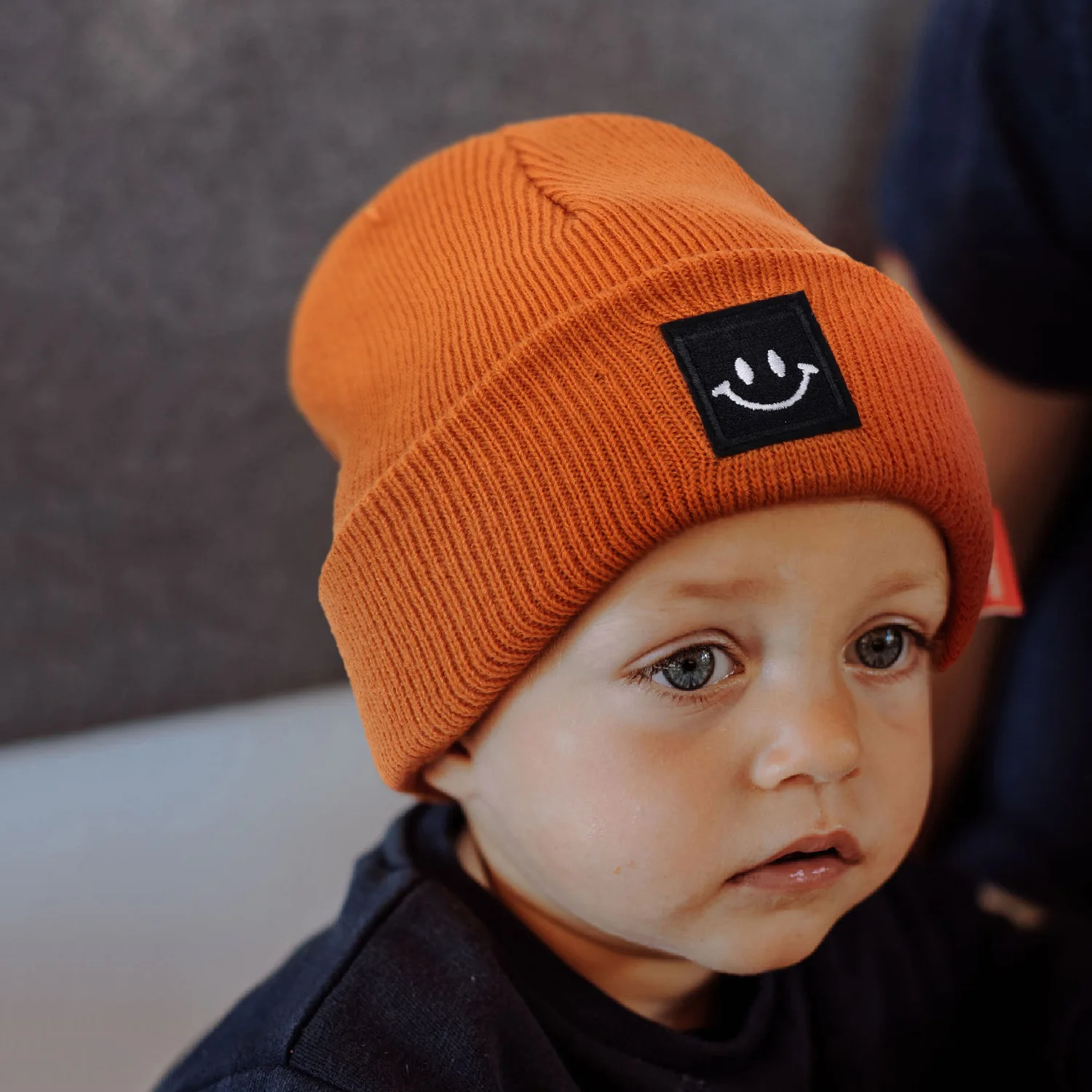 Smiley Knitted Baby/kids Hat – Happy Kiddo Shop