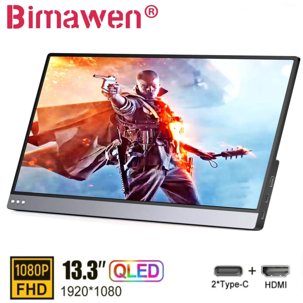 Bimawen-4k-QLED-Portable-Monitor-13-3inch-HDMI-Computer-Display-HDR ...