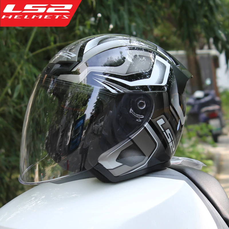 LS2 OF608 Half Helmet Motorcycle Helmet Moto Racing Motobike Helmet Capacete Street Racing Helmets