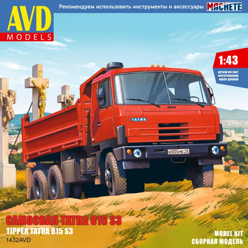 1-43-Original-TATRA-815-S3-Metal-Dump-Truck-Model-Kit-Soviet-Union ...