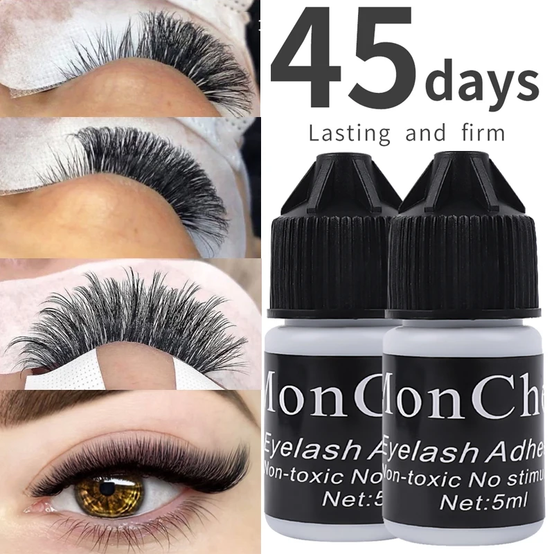 5ml Eyelash Extension Glue Black Waterproof Quick Drying Adhesive For ...