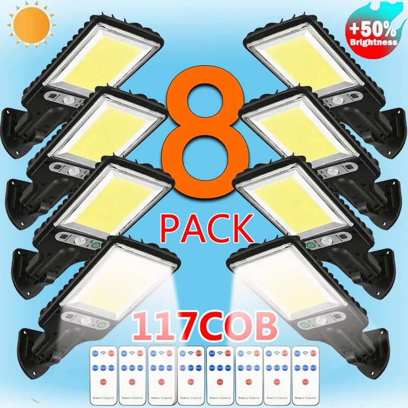 Lamp Street Solar Night - Solar Street Lights Outdoor Lamp 3 Modes ...