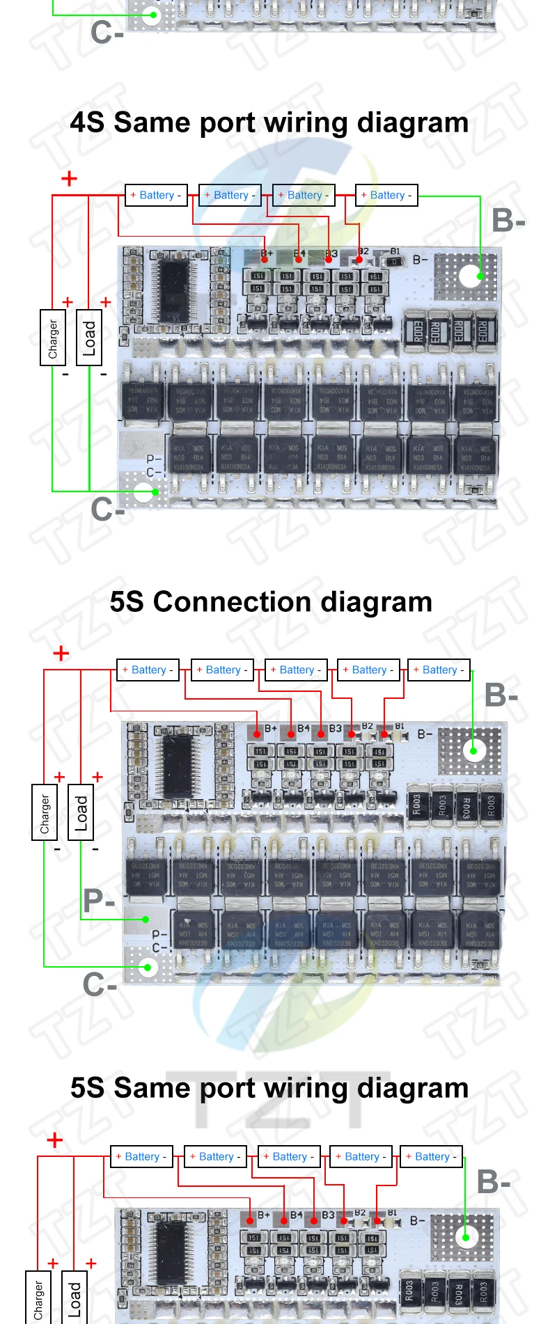 Литиевая батарейная плата BMS 100A для 18650 аккумуляторов | AliExpress