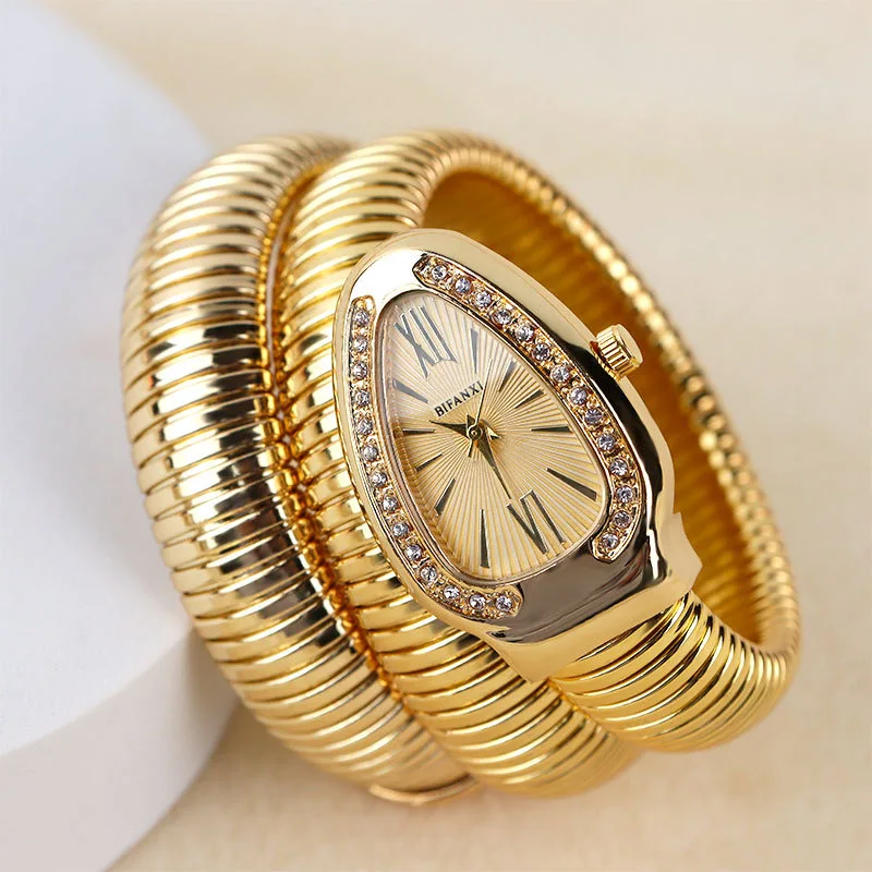 2024-New-Snake-Watches-for-Women-Luxury-Brand-Creative-Quartz-Diamond ...