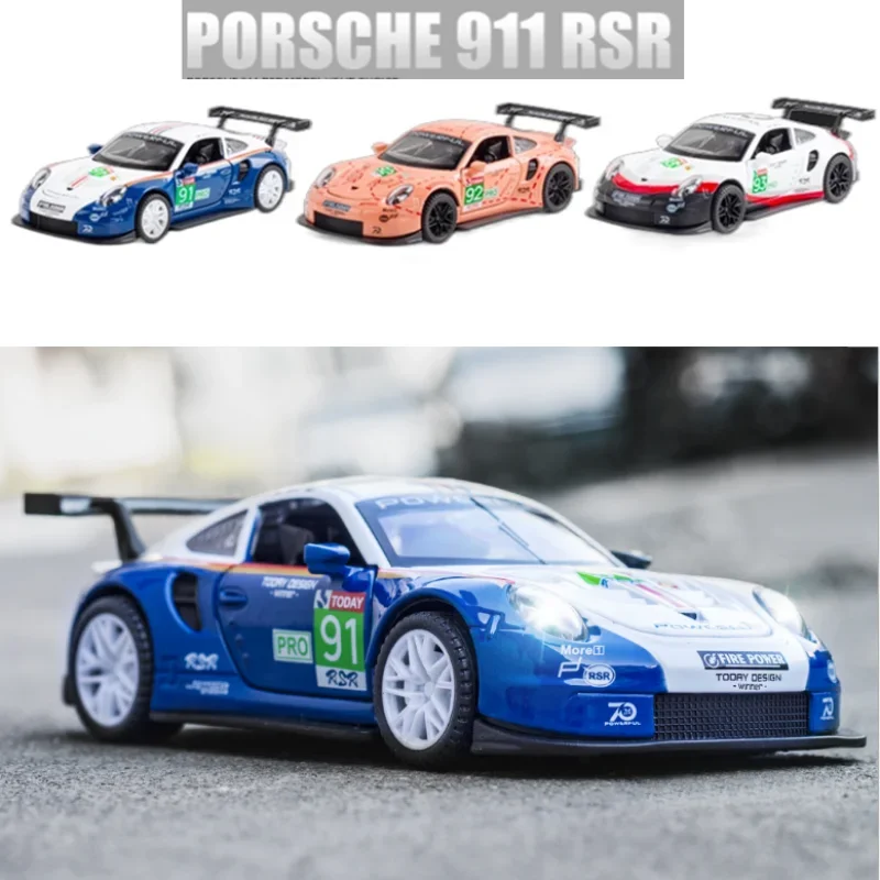 RSR-Alloy-Car-Model-for-Kids-1-32-Porsche-911-Som-e-Luz-Pull-Back ...
