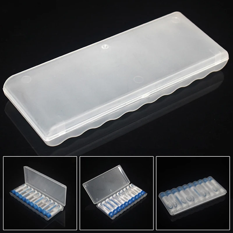 10-Slot-Transparent-Plastic-Battery-Storage-Box-Hard-Plastic-Battery ...
