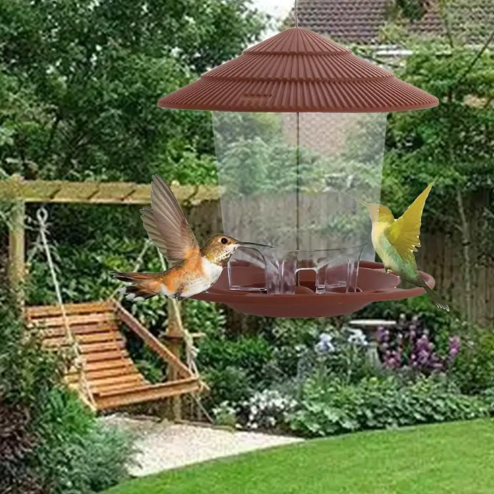 Outdoor-Waterproof-Bird-Feeder-Flying-Animal-Food-Container-Garden-Bird ...