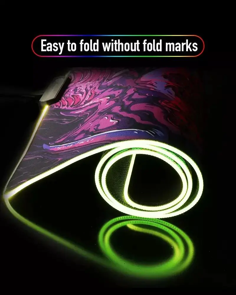 Gradient Pattern Cute Mousepad XXL RGB Gaming Mouse Pads HD Black Gamer ...