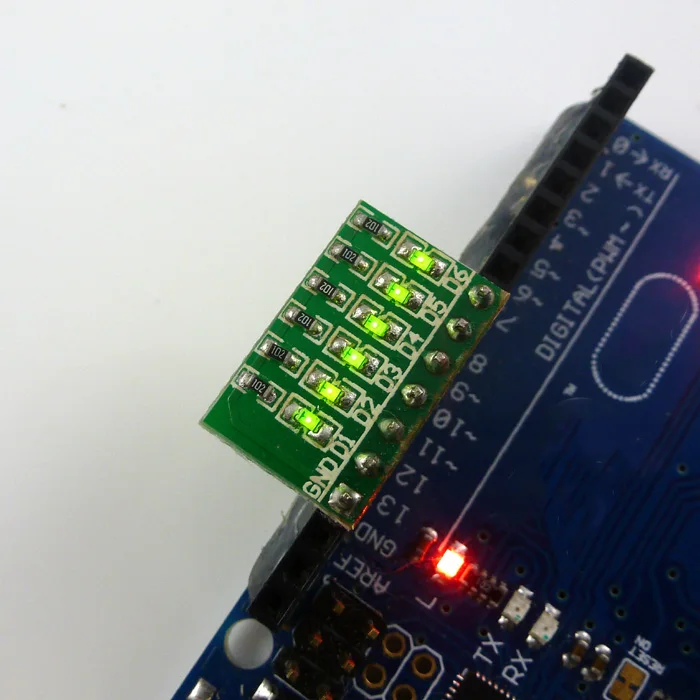 Universal 3v~12v 6bit Green Led Board Module For Breadboard 3d Printer ...