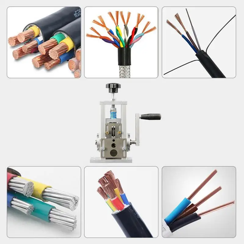 Manual Rotary Wire Stripper Electric Automatic Wire Stripper Tool Cable ...