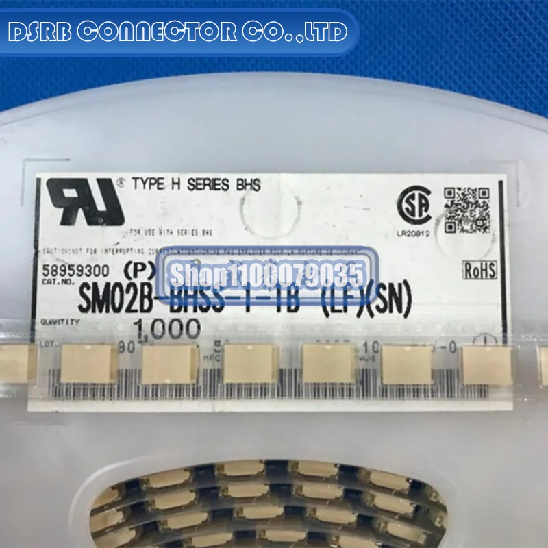 50pcs/lot Sm02b-bhss-1-tb(lf)(sn) 2p 3.5mm Legs Width 100% New And ...