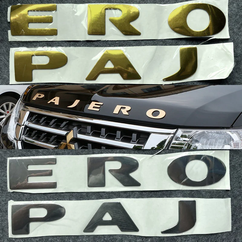 Soarhorse-Silver-Front-Bonnet-Emblems-Badge-Logo-Stickers-for-Pajero ...