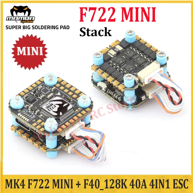 Diatone MAMBA F722 APP MK4 WIFI/DJI Flight Controller Stack, 41% OFF