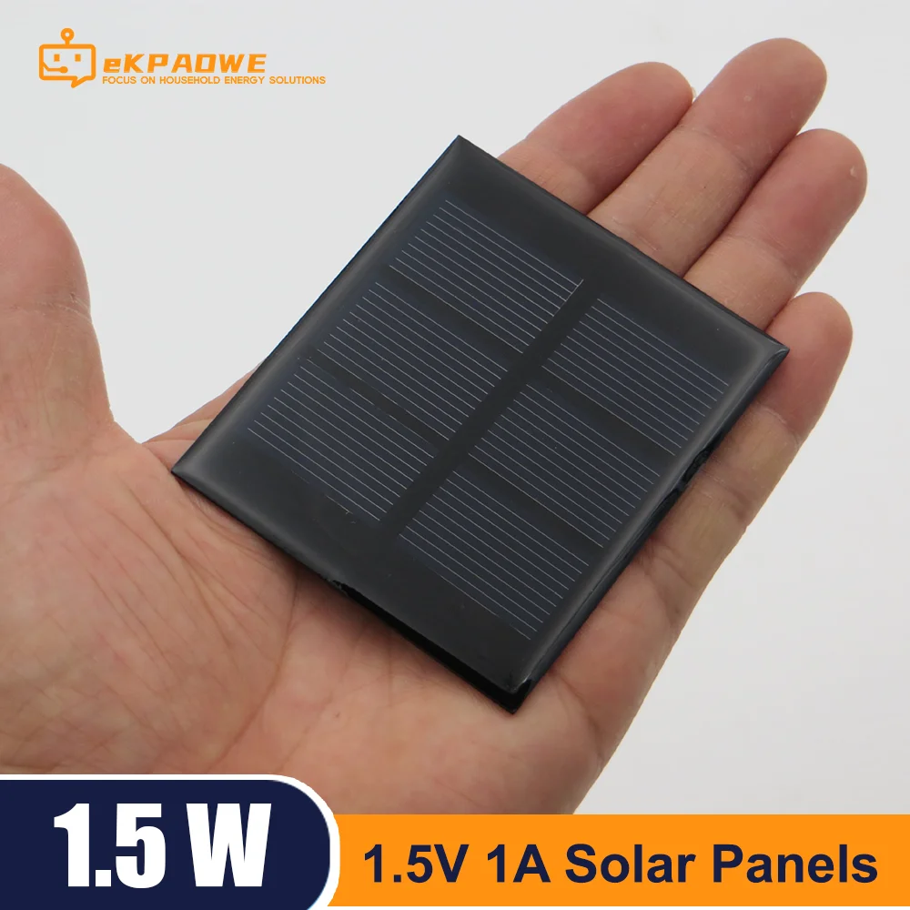 1.5W Solar Panel 1.5V Glue Dropping Solar Panel Mini Solar Panel DIY ...
