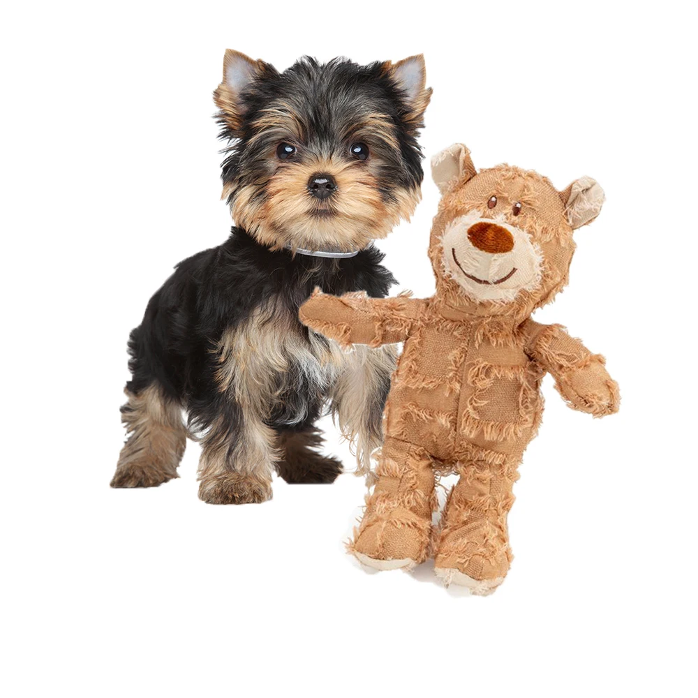 Muppet-Bear-Pet-Dog-Toy-Chew-Bite-Resistant-Cute-Dog-Cat-Dental-Health ...