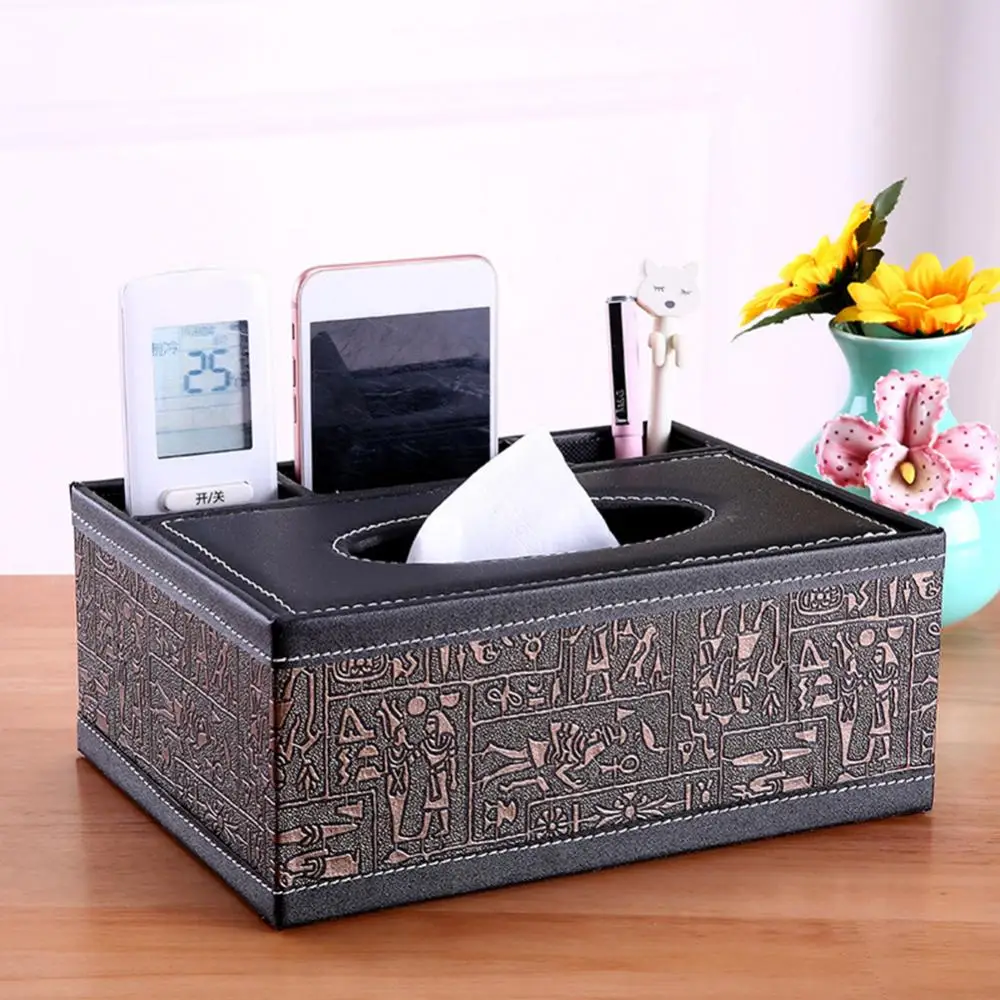 Storage Box Holder Organizer Home Desk Table Remote Control Phone ...