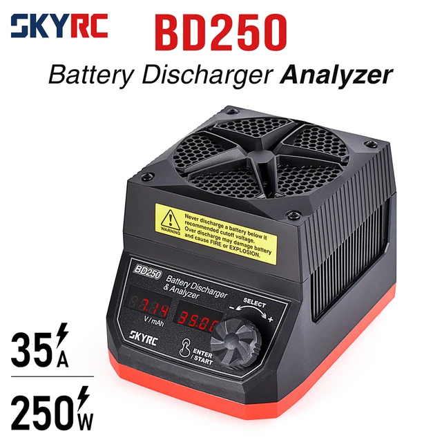 SkyRC BD250 Battery Discharger And Analyzer 250W/35A, 42% OFF