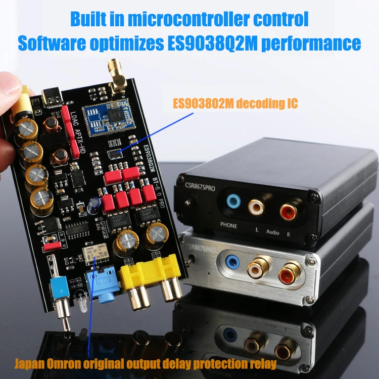 Usb Dac Bluetooth 5.1 Wireless Receiver | Es9038q2m Usb Bluetooth Dac - Audio - Aliexpress