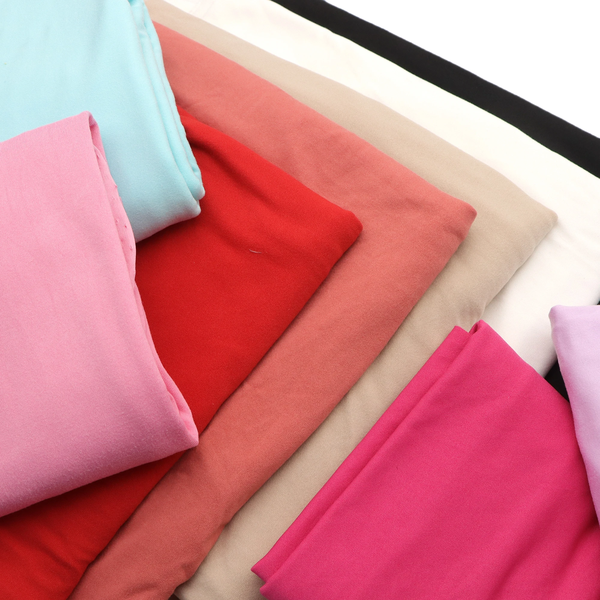 Tissu en tricot Poly brossé Double couleur unie, 1 pièce, 2.99x7.87 ...