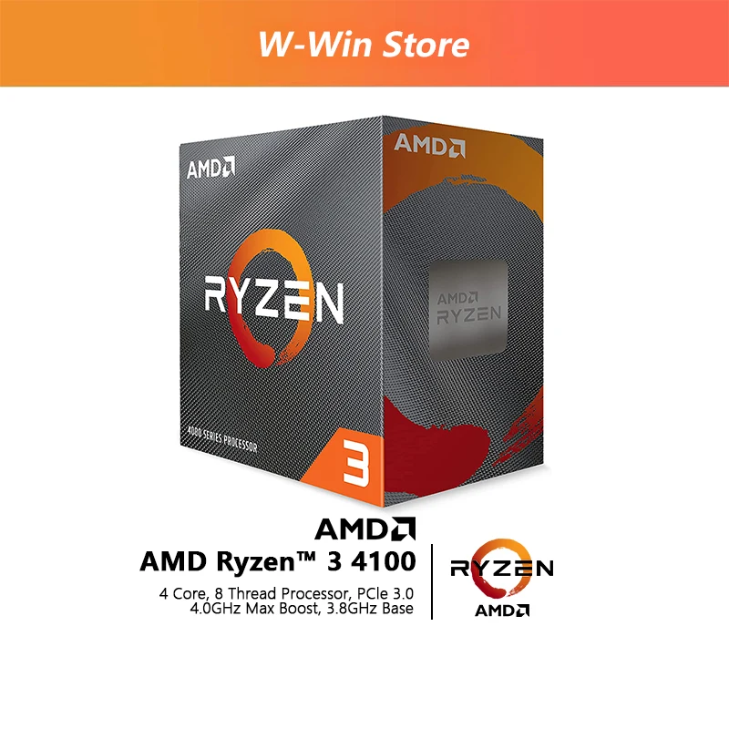 Procesador de CPU AMD Ryzen 3 4100 R3 4100 3,8 GHz 4 Core 8 Thread 7NM ...