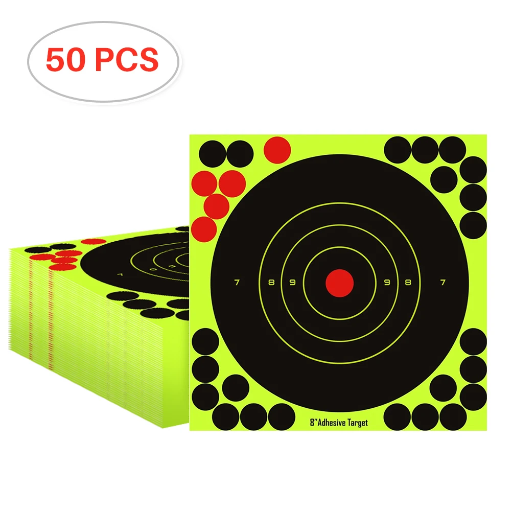 50pcs-Self-Adhesive-Shooting-Target-Paster-Aim-Hunt-Training-Shooting ...