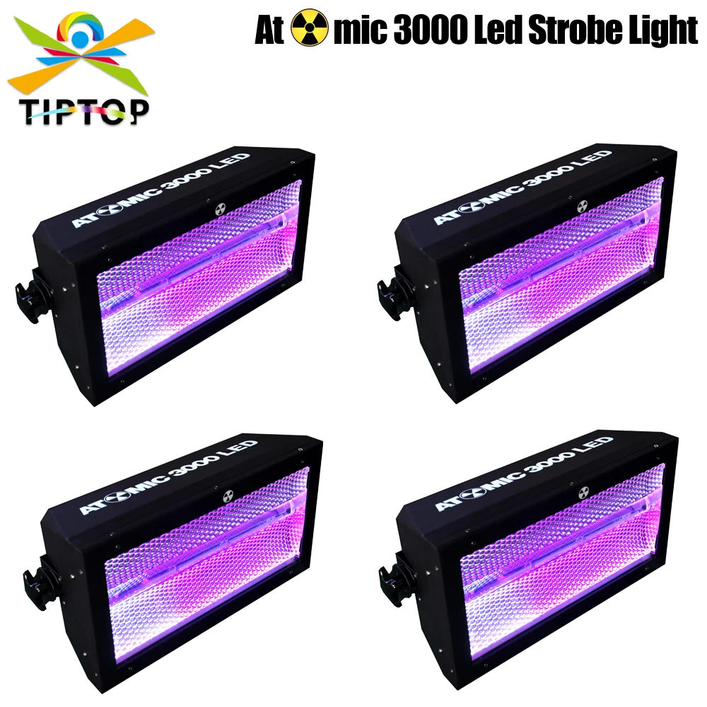 4 Pack Martin Atomic 3000 Stage DMX Led Strobe Flash Light Sound ...