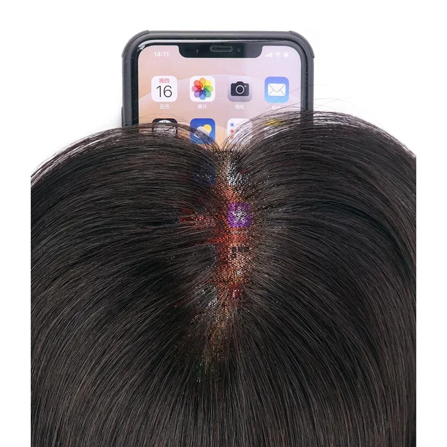 25cm-Hair-Toppers-For-Women-100-Remy-Human-Hair-Clip-In-Topper-Hair ...