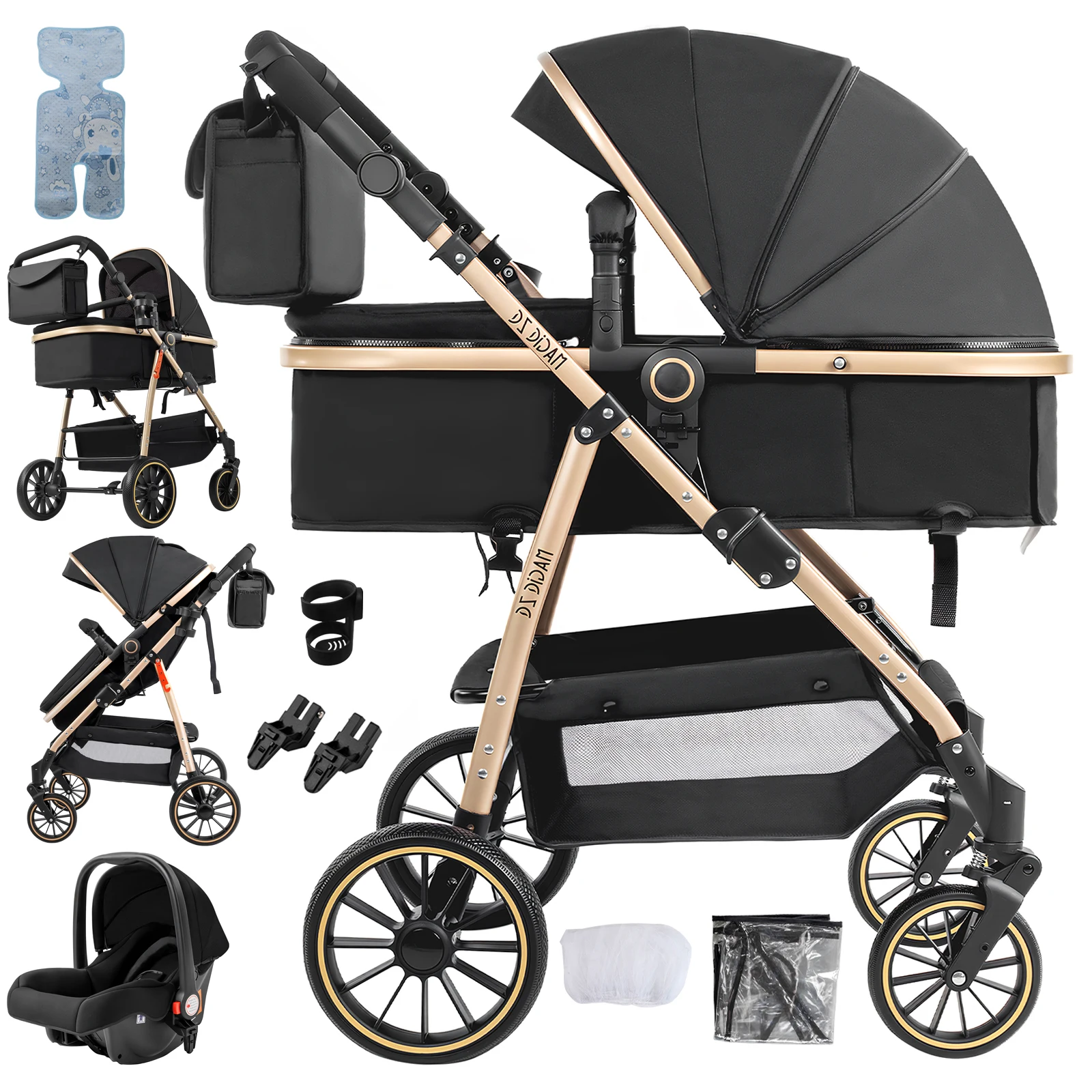 Baby Stroller Baby Accessories Stroller 3 In 1 Baby Newborn topics Baby ...