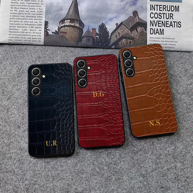 Custom-Name-Personalized-Crocodile-Leather-Case-For-Samsung-Galaxy-A55-A35-A25-A15-A05-A05S-A14.jpg
