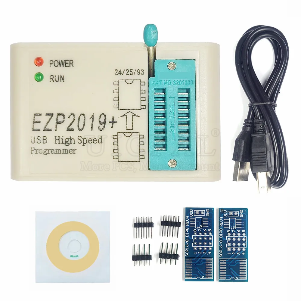 Ezp2019 Usb Programmer High Speed Spi Usb 2.0 For 24 25 93 Eeprom 25 Flash Bios Chip With Sop ...