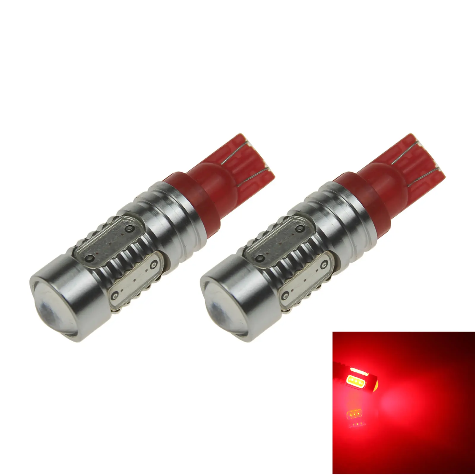 2x-Red-RV-T10-W5W-Malibu-Landscape-Light-Wedge-Lamp-Lens-High-Power-5 ...