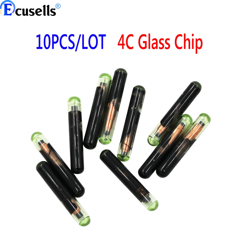 10PCS/LOT,ID4C Big Glass Chip ID 4C Car Key Chip for Ford for Toyota ...