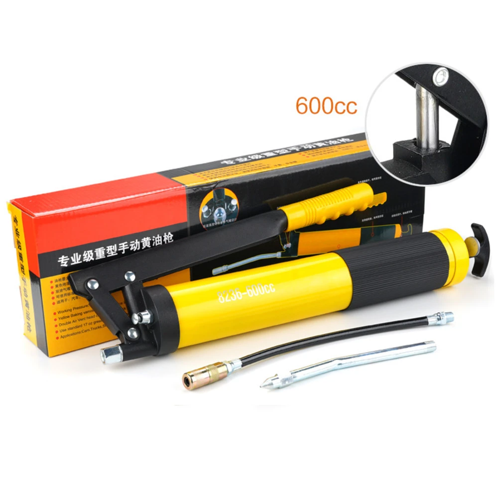 600cc Hand Held Pressure Bar Type Grease Gun Hand Operated Grease Gun ...