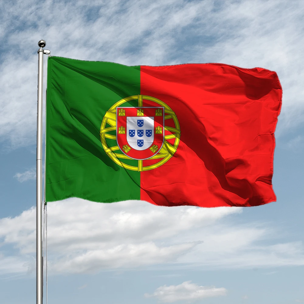 90X150cm Portugal Flag Portuguese Republic Banner Hanging Polyester ...