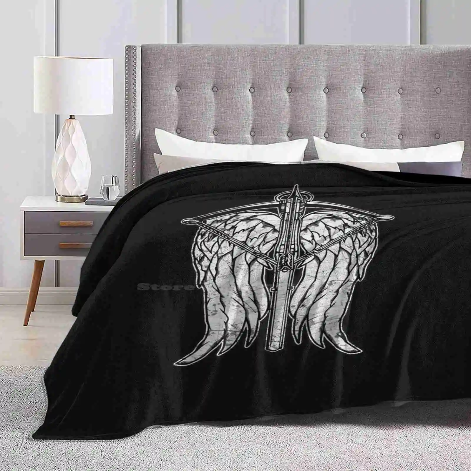 Angel-Wings-And-Dirty-Four-Seasons-Comfortable-Warm-Soft-Throw-Blanket ...