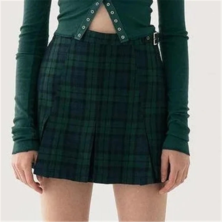 Dark Blue Plaid Skirt | canoeracing.org.uk