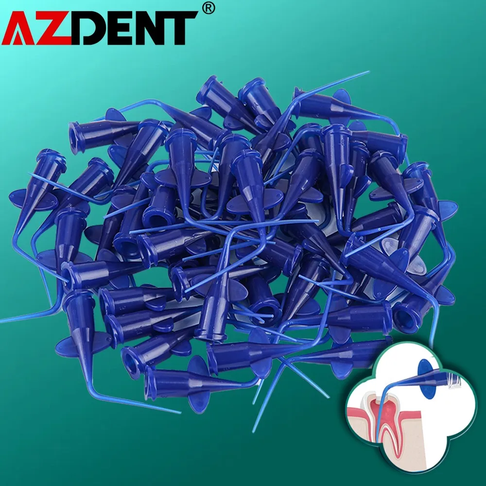 (Cant Heat )Dia 0.25mm Azdent Dental Disposable Plastic Syringe Tip ...